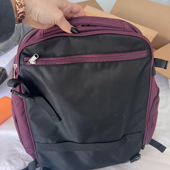 Ebags | Bags | Stylish Burgundy Backpack | Poshmark
